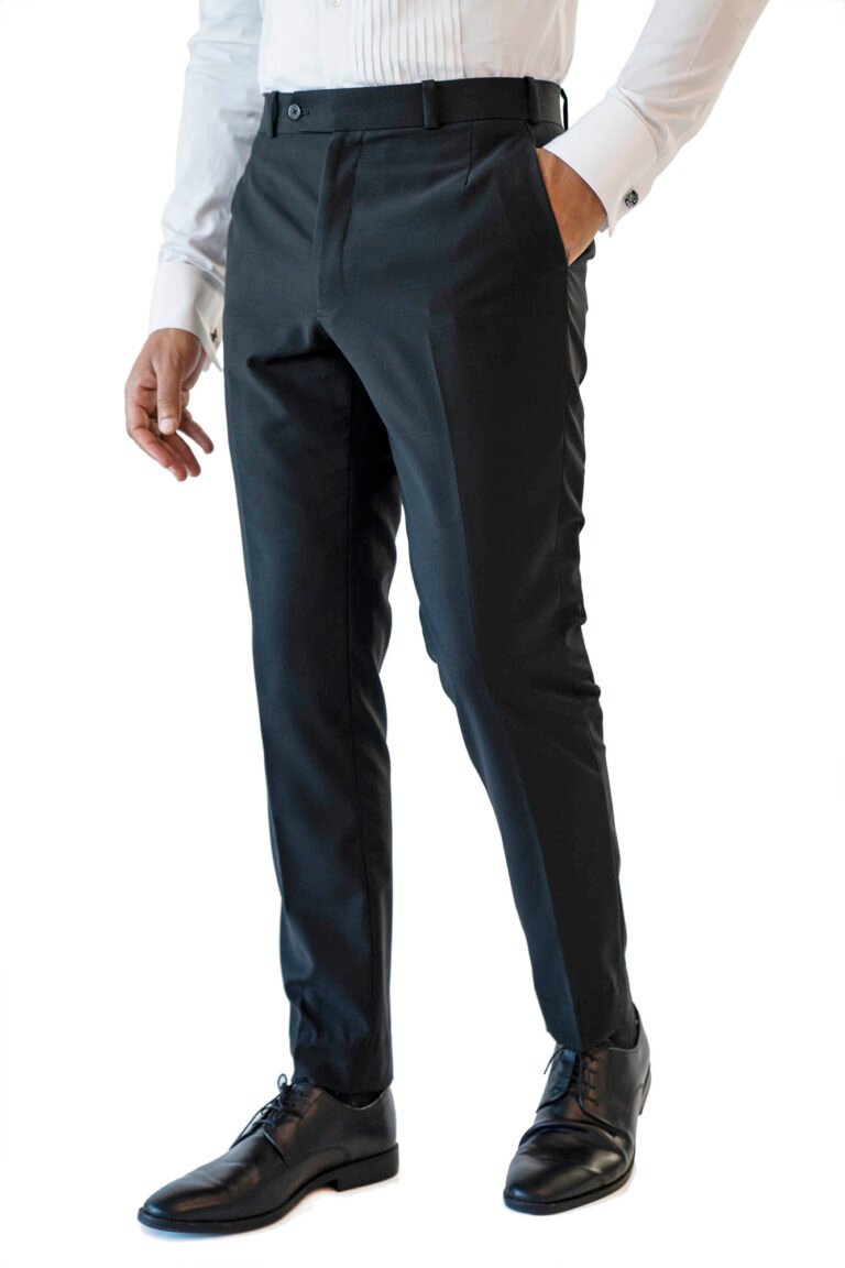 Super Black Trouser - Stallion Bespoke